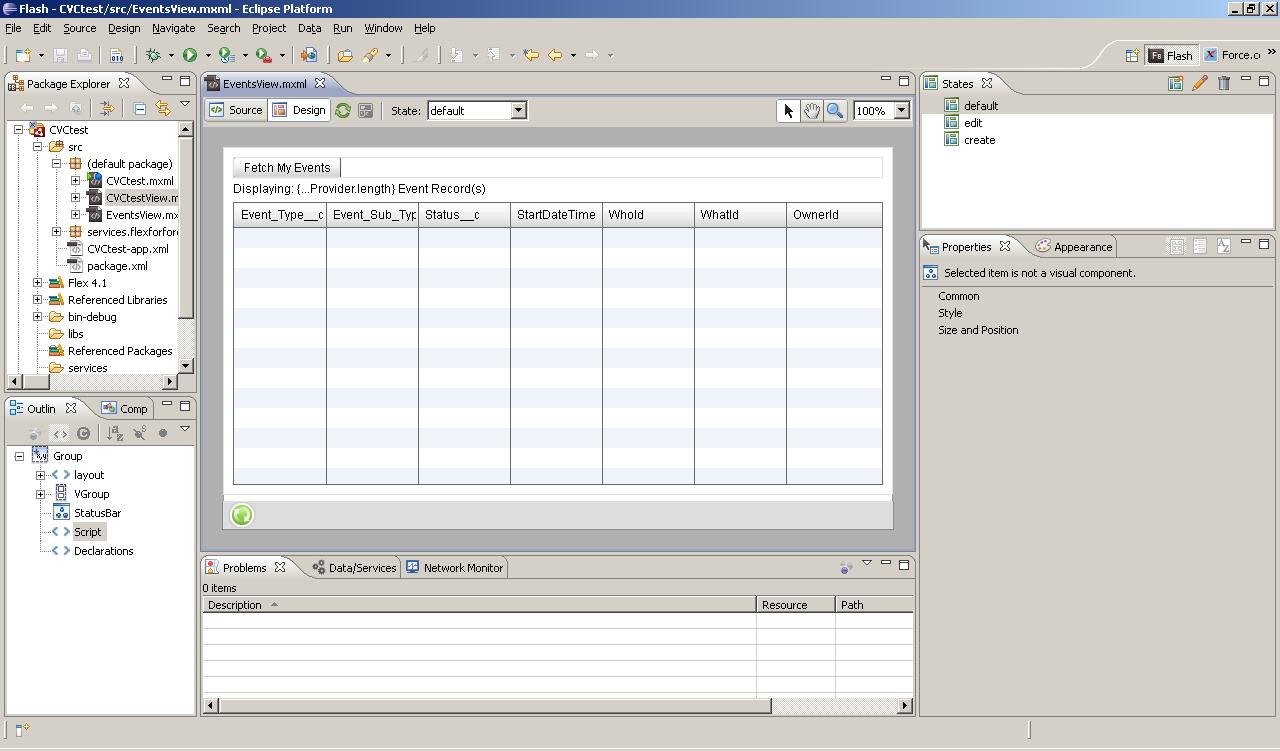 fun with sfdc: Building a Desktop App for Salesforce using Flex