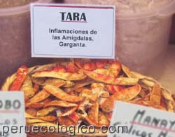 GOMA DE TARA PERÚ: Nombre con el cual se conoce al producto