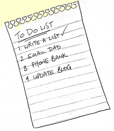 #7 Make a list | Mother of Pearls of Wisdom: Things My Mother Taught Me