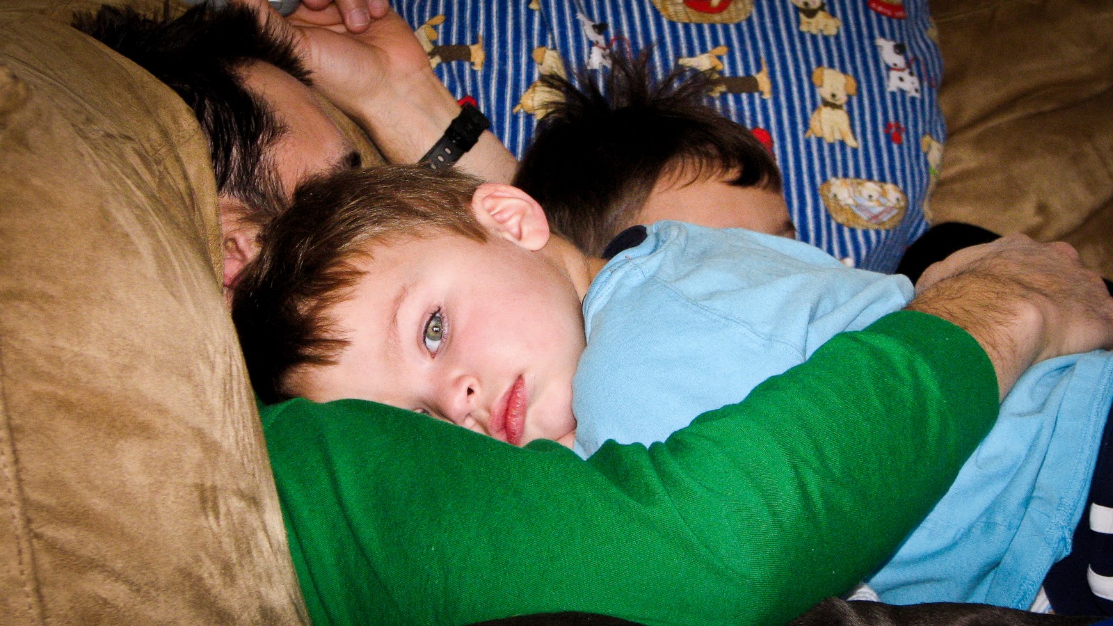 Our Lives, Son up to Son down...: Snoozing on the couch