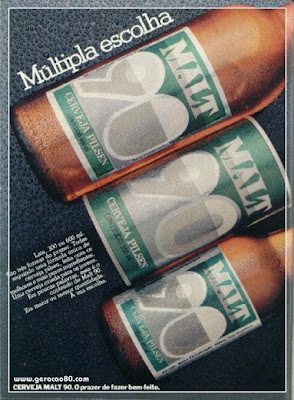Blog dos Anos 80: Cerveja Malt 90
