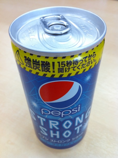 メシアブログ: PEPSI STRONG SHOT（ペプシストロングショット）を飲んだ感想