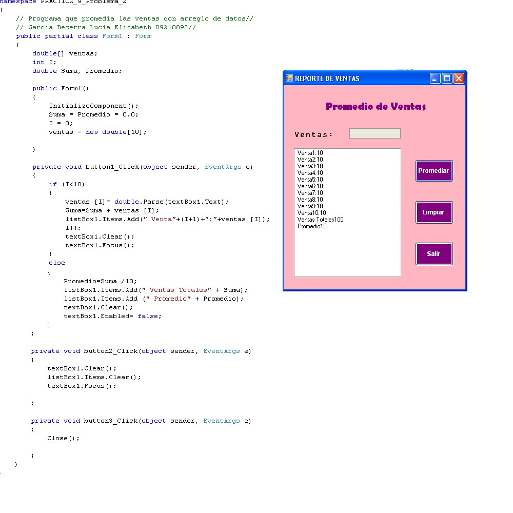 PROGRAMACION I: PRACTICA 9 Problema 2 (Visual)