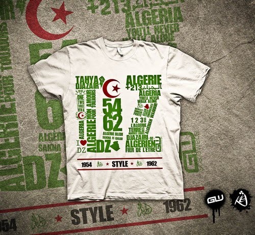 Gosto Wear, tee shirts d'Algérie et du Maghreb: Algérie DZ Style