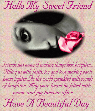 Friendship Greetings: Sweet Friendship Cards, You Are My Sweet Friend