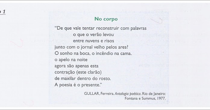 Poema e Texto em Prosa ~ Tudo Sobre Redação