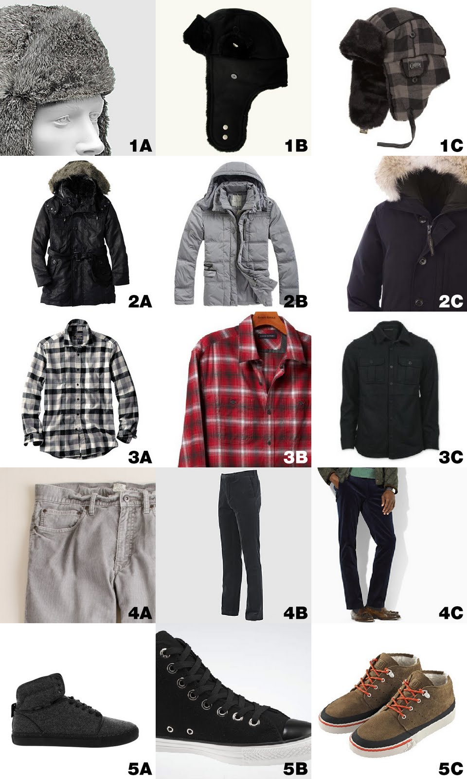 see hear taste design: design | Men’s Wardrobe Essentials (Winter 2011)