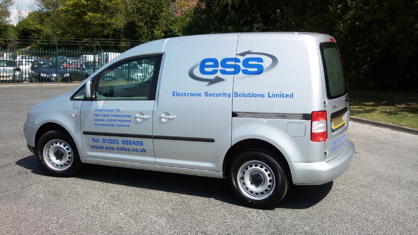 The Green I Signs Blog: Volkswagen Caddy signwriting for ESS in ...