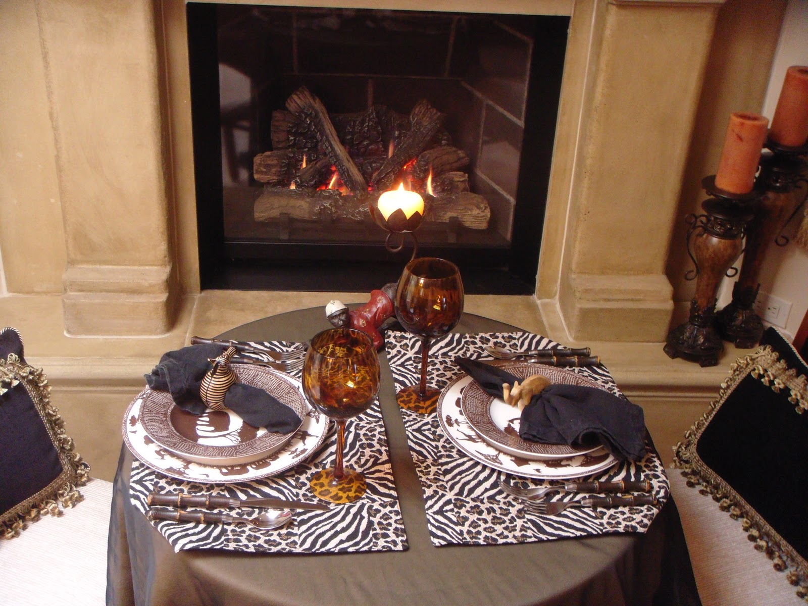 Romantic Safari dinner | Life and Linda