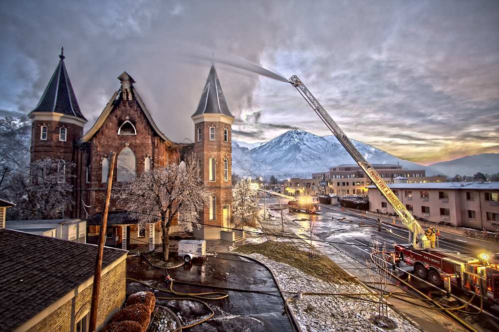 nathaniel ray photography: PROVO TABERNACLE FIRE!!