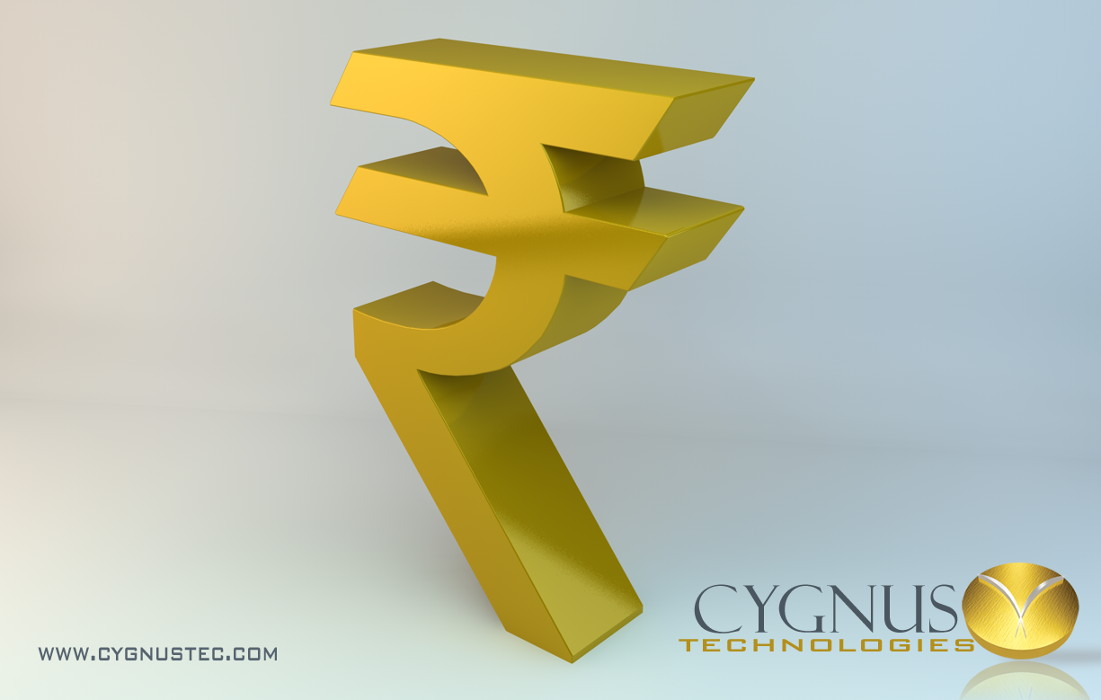 Thought its mine: Indian Rupee Symbol in 3d