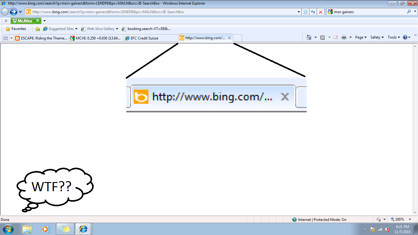 ESCAPE: This is why I hate Bing
