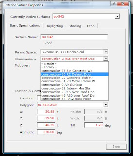 Building Information Modeling: eQUEST simulation application