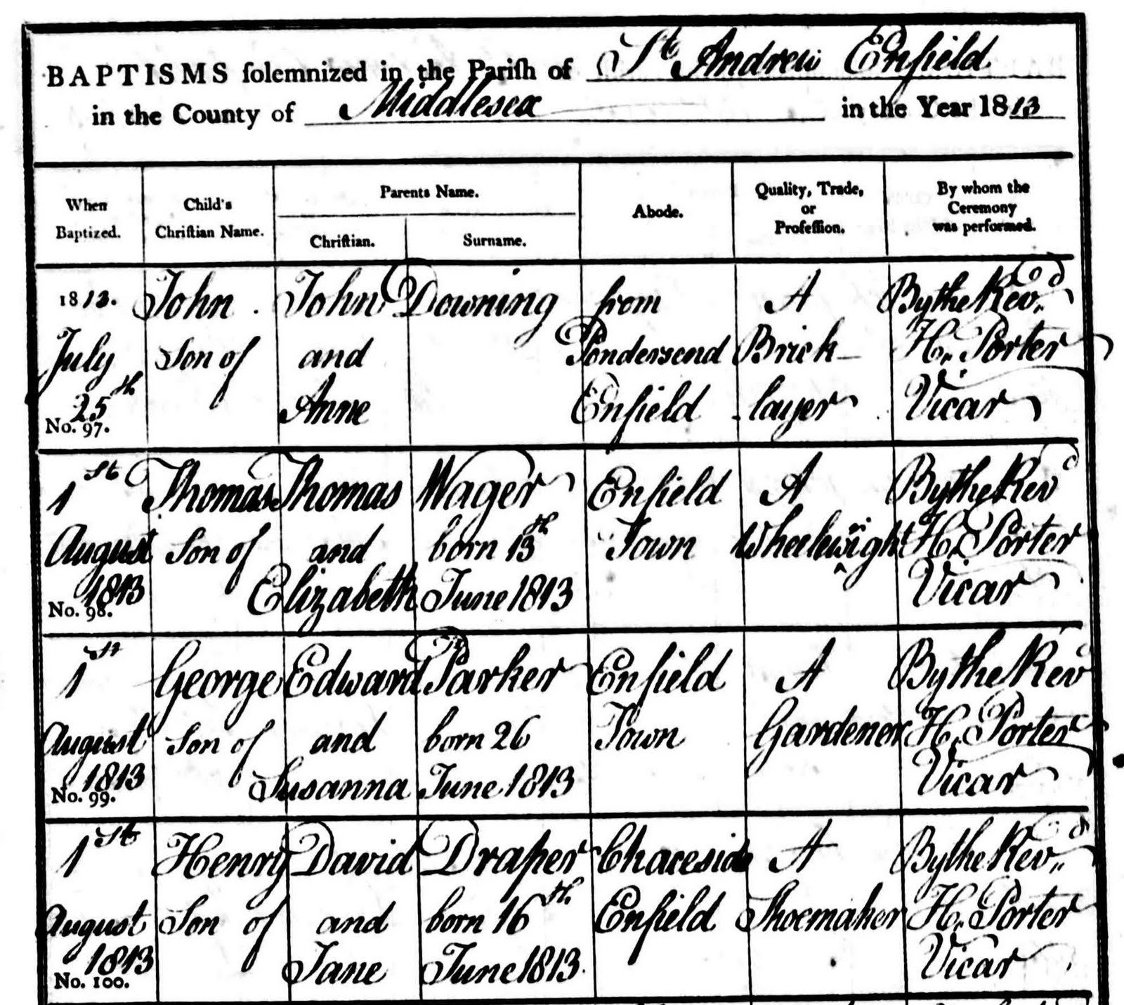 The Draper and Sanders families of Enfield, M'sex: Jane Draper's ...