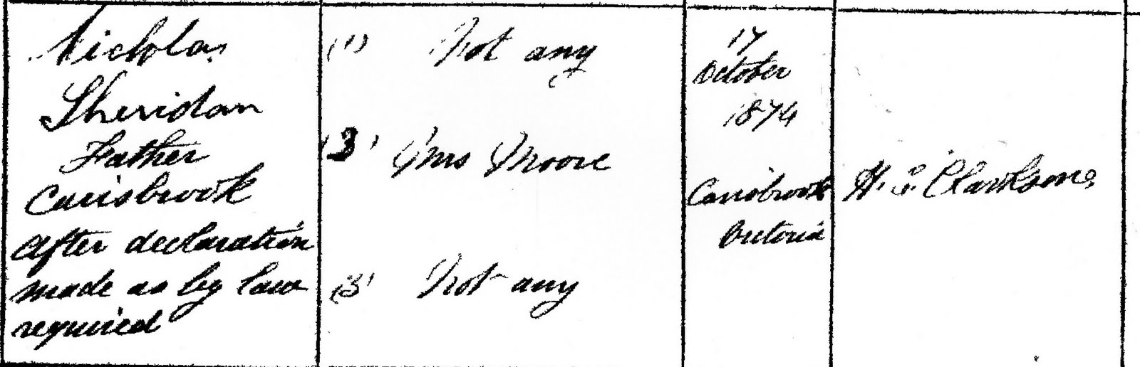 Sheridan History-Ballyheelan to Tungamah.: Back to The Sheridans...5 ...