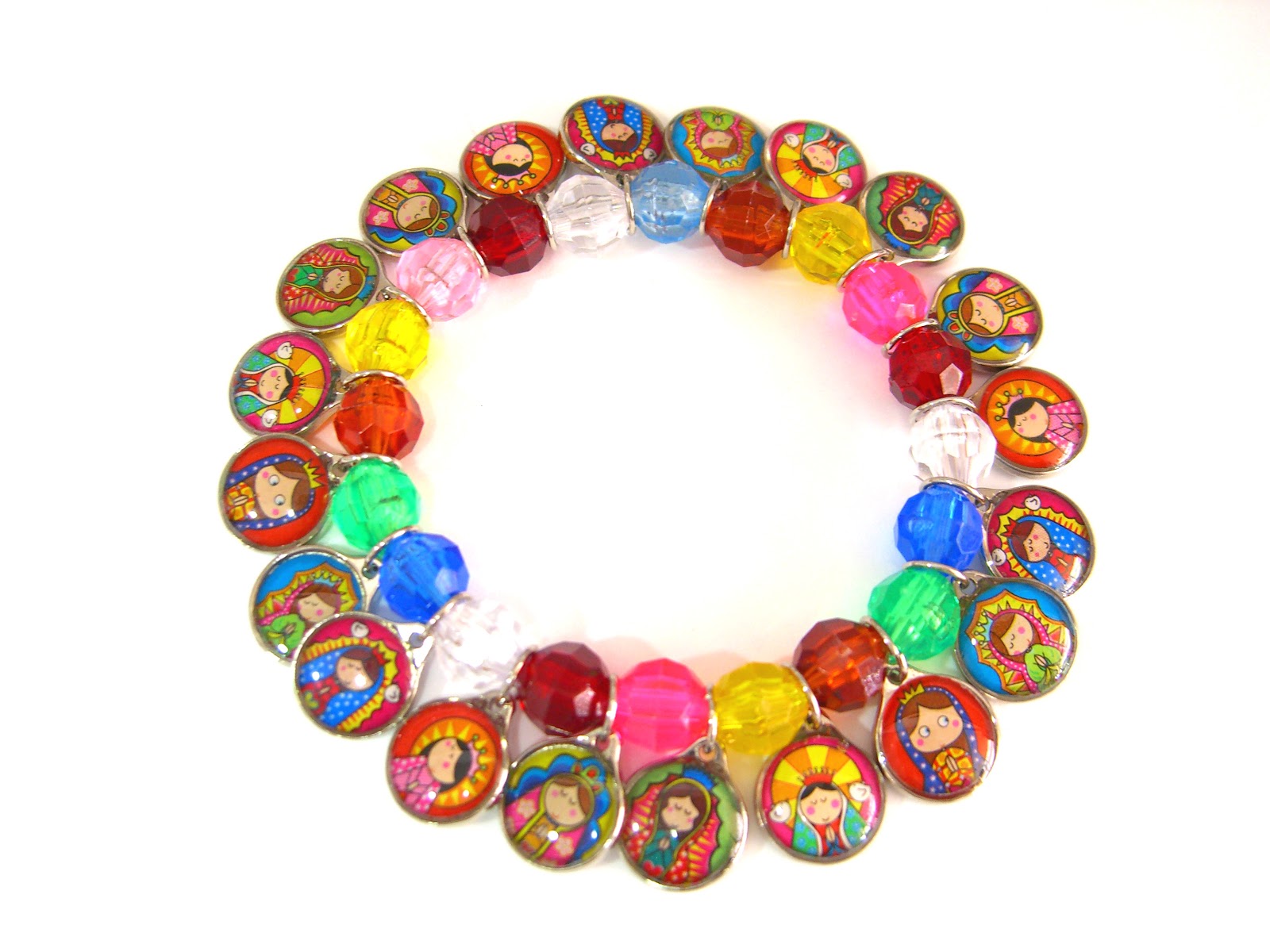 Pulseras y Collares: VIRGENCITAS PLISS Y PRODUCTOS DISTROLLER