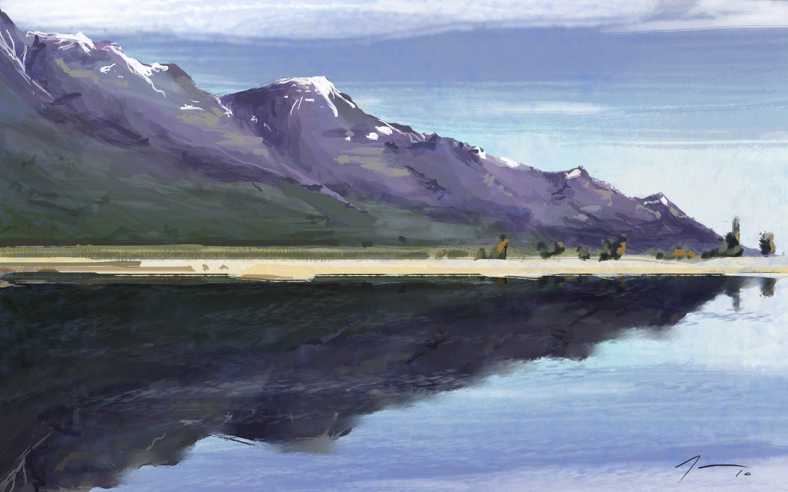 Travis Dixon: Mountain Scape