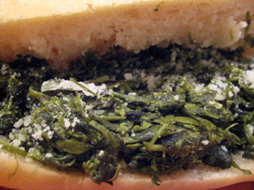 "So what are you making for dinner?": Broccoli Rabe Sandwich