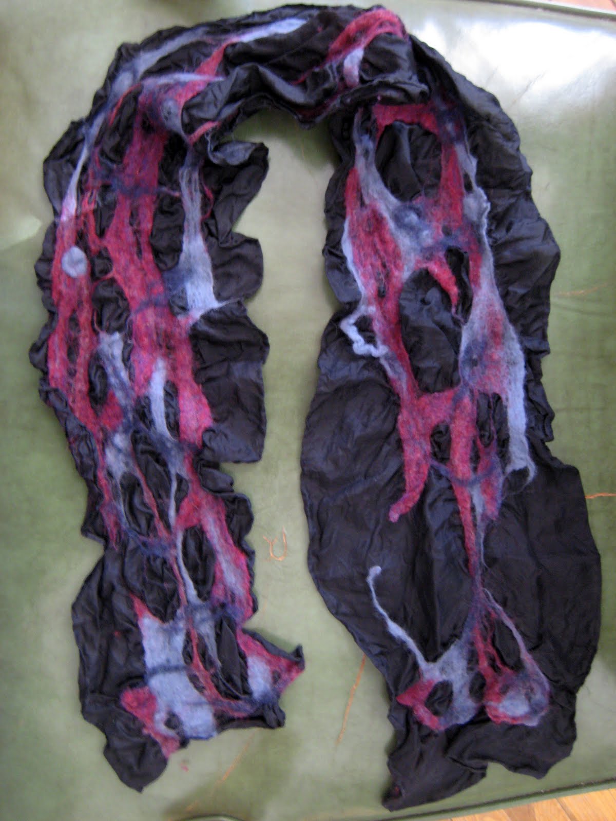 willoweave: Nuno Felted Scarves