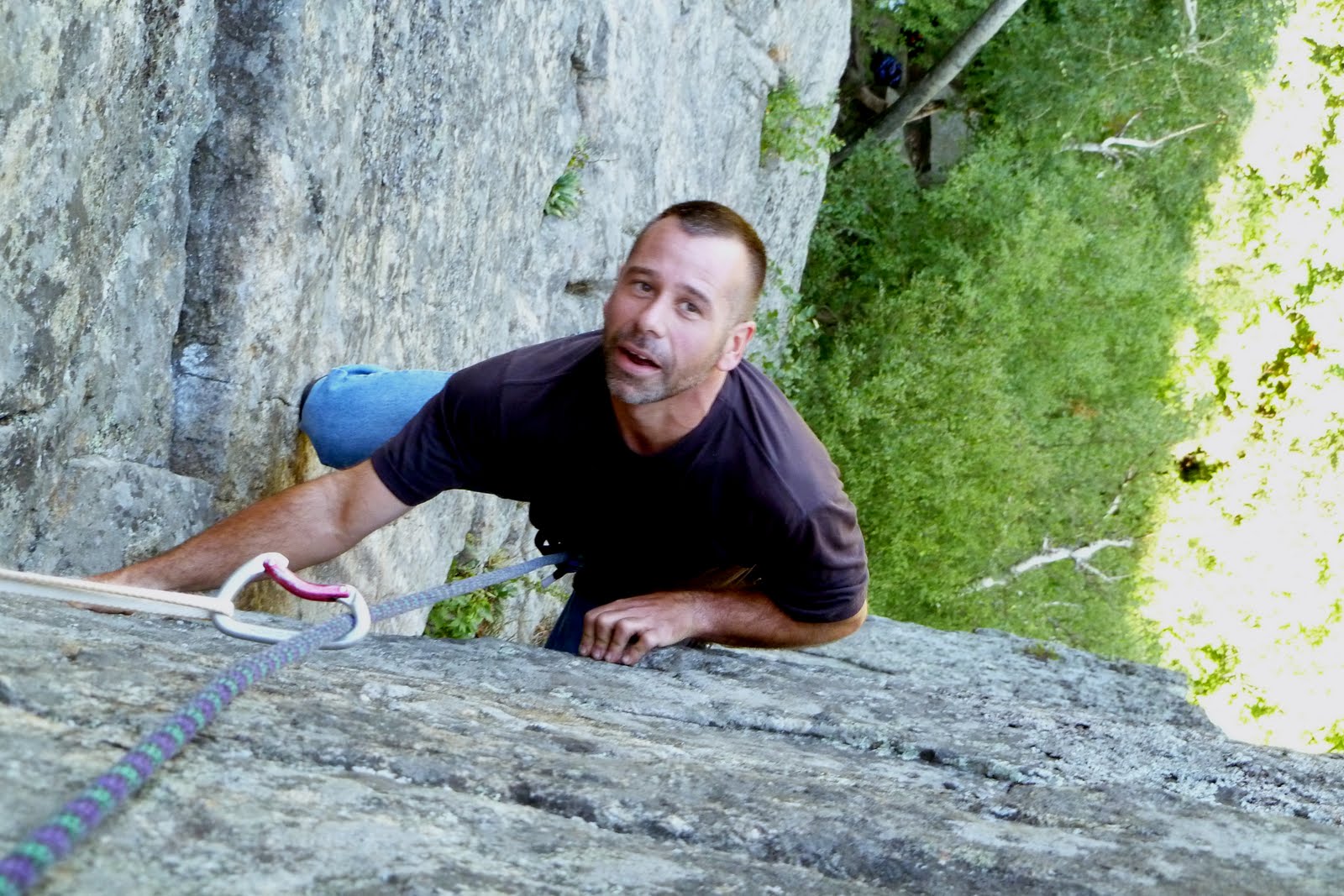 Climbing: Cascade Pass's Pitchoff Chimney Cliff - - The Adirondack Almanack