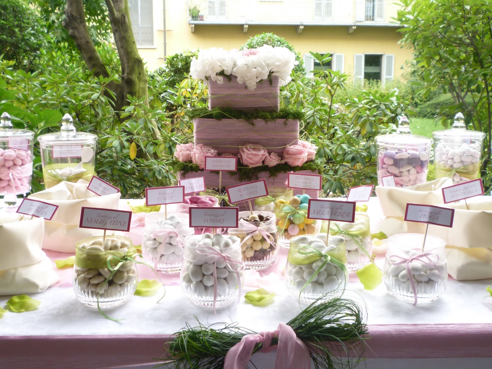 Chiacchiere da Matrimonio: Tavolo della confettata