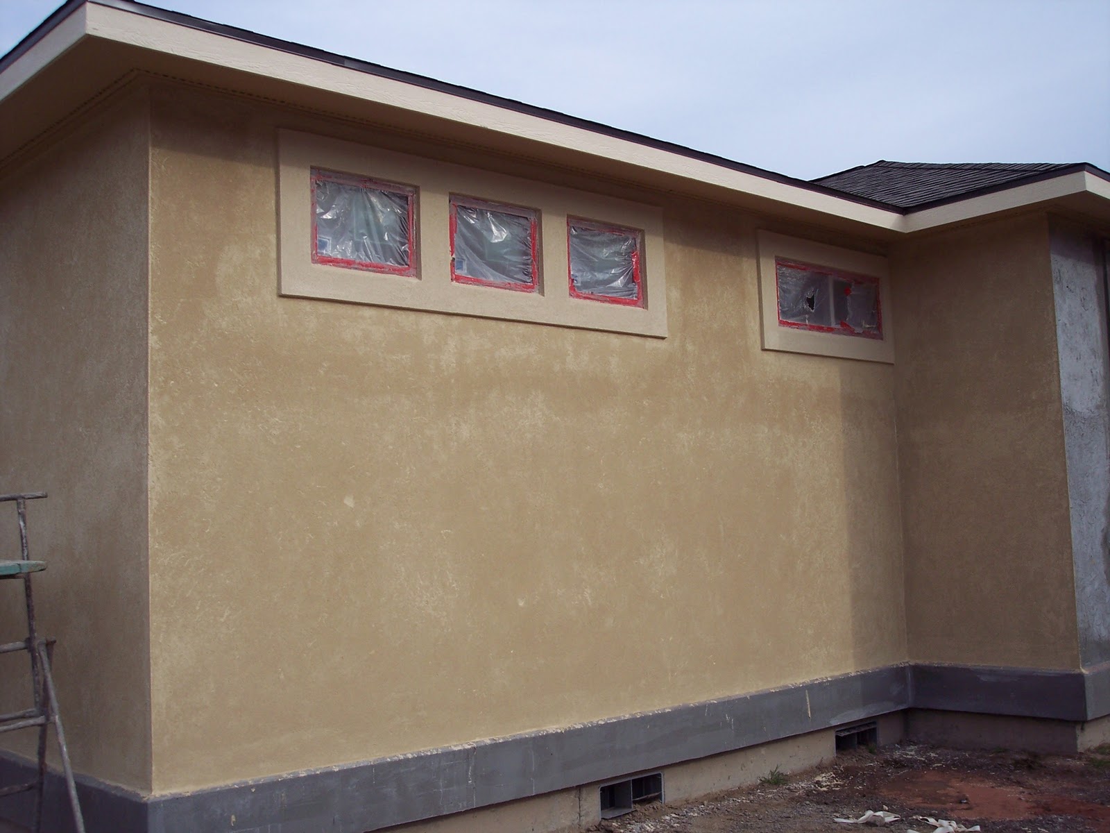 Building a Home: Exterior Paint Being Applied