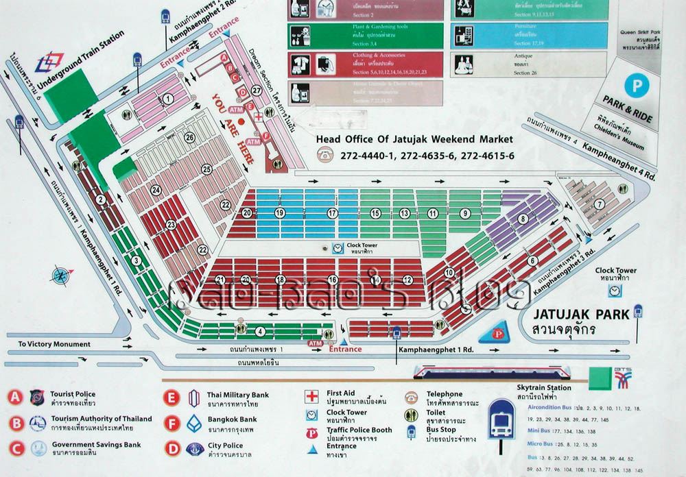 Bao-Bao's Blog: Jatujak Market, Part 1: An Overview