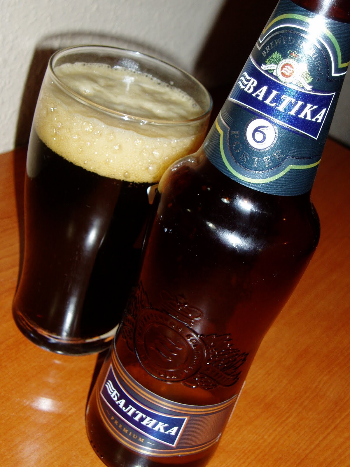 Hipos Urinatum, blog de cervezas: Baltika (Балтика) 6 Porter