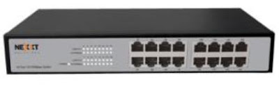 .: Switch Nexxt de 16 puertos 10/100 MBps NW223NXT29 para Rack.
