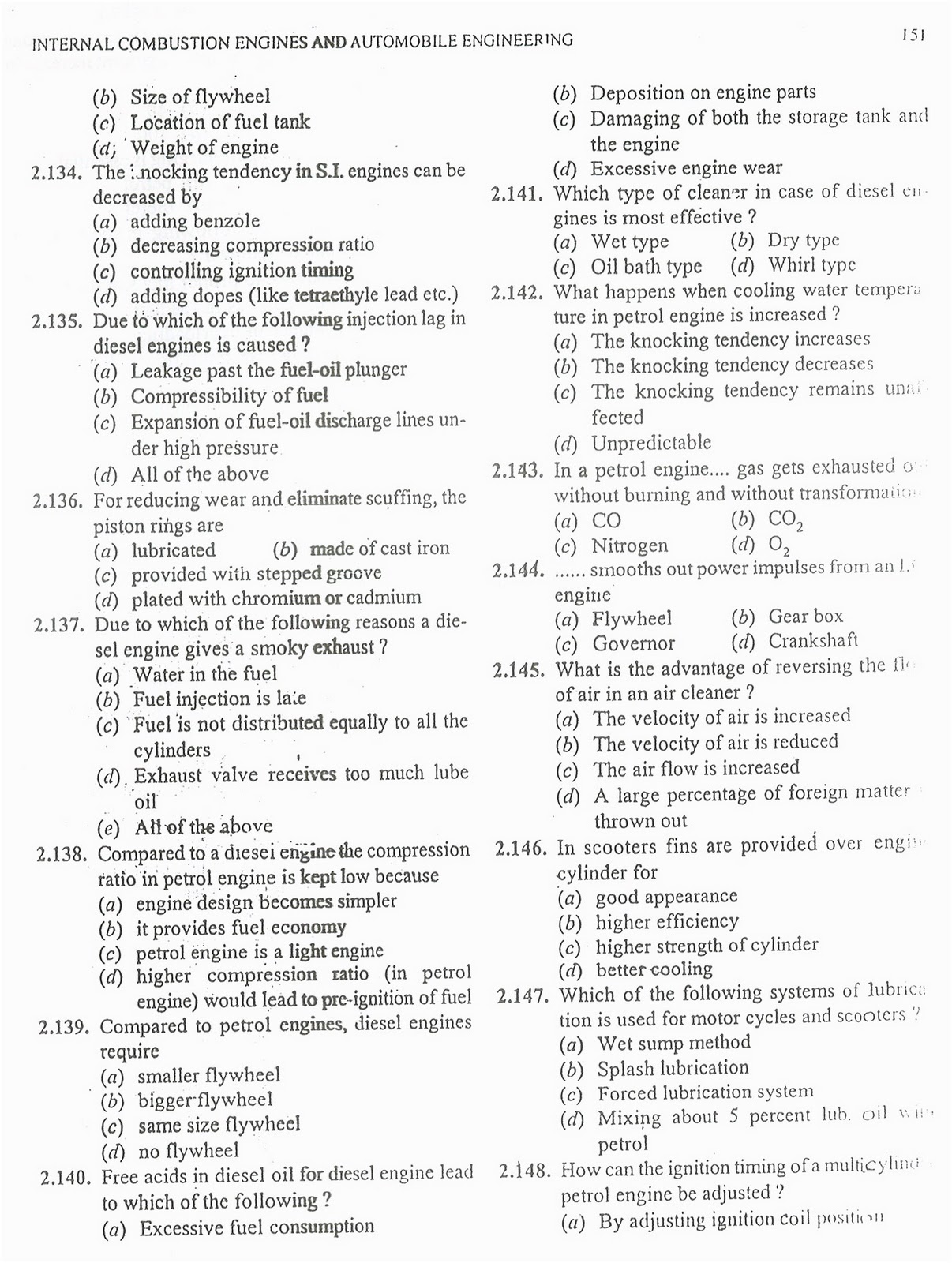 MECHANICAL: ATD objective type questions
