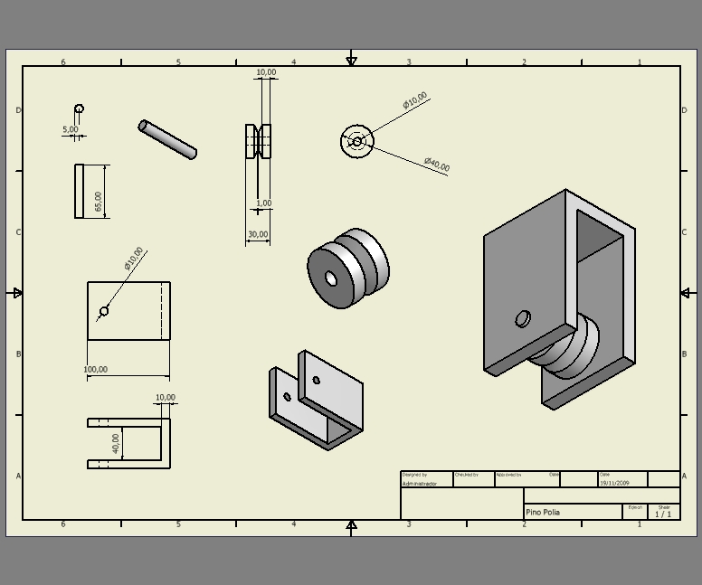 O Leite de Engenharia: Desenhos Inventor 10