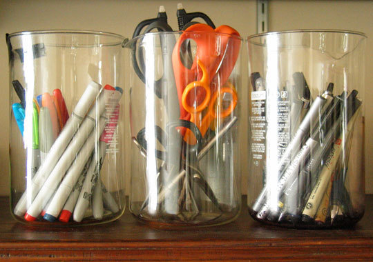 Storage | Glee: Have you considered beakers?