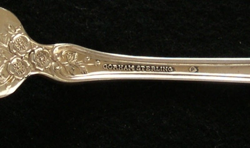 Silver Chatter: Gorham Hallmark - "P" Inside Diamond Shape