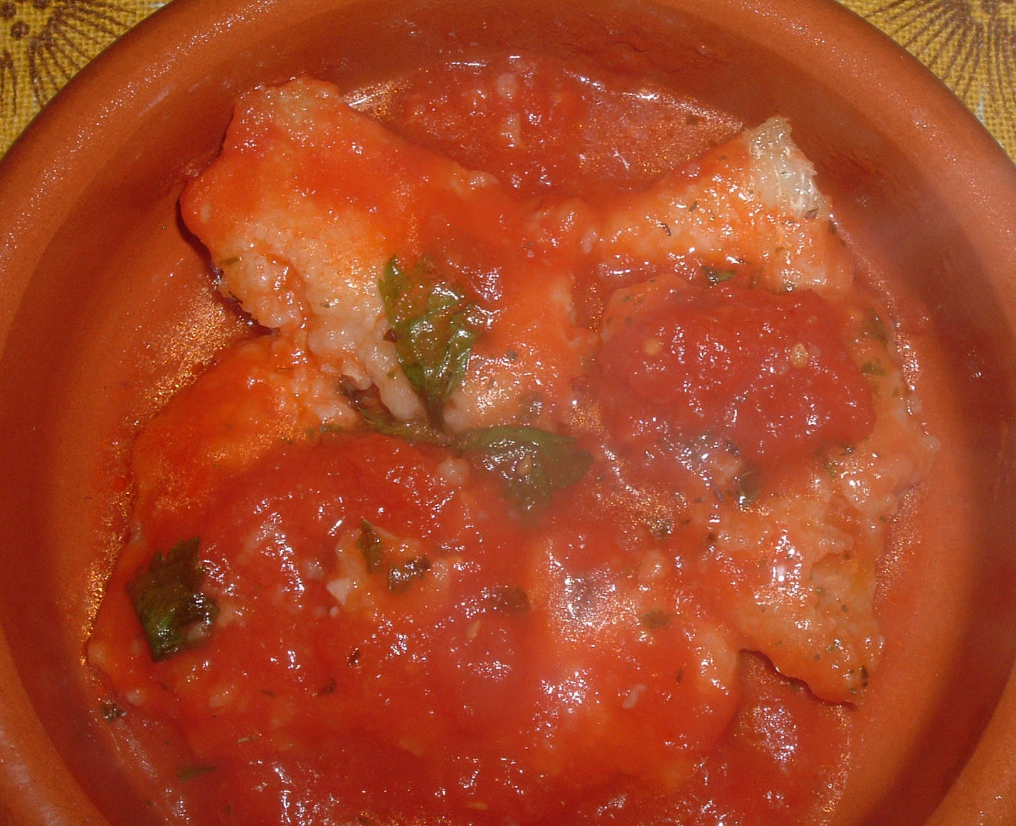 Second Helpings: SALT COD IN TOMATO SAUCE