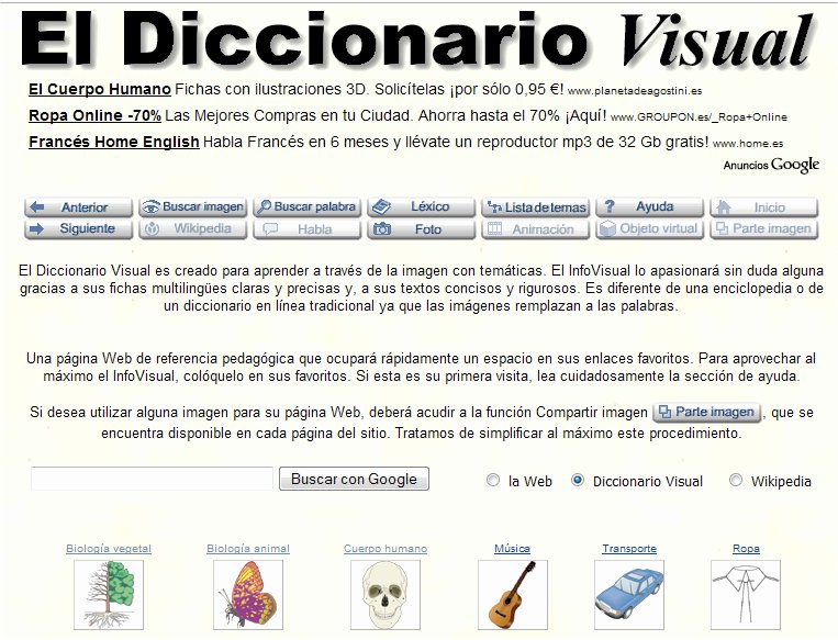 Blog de Mª José Rey: EL DICCIONARIO VISUAL