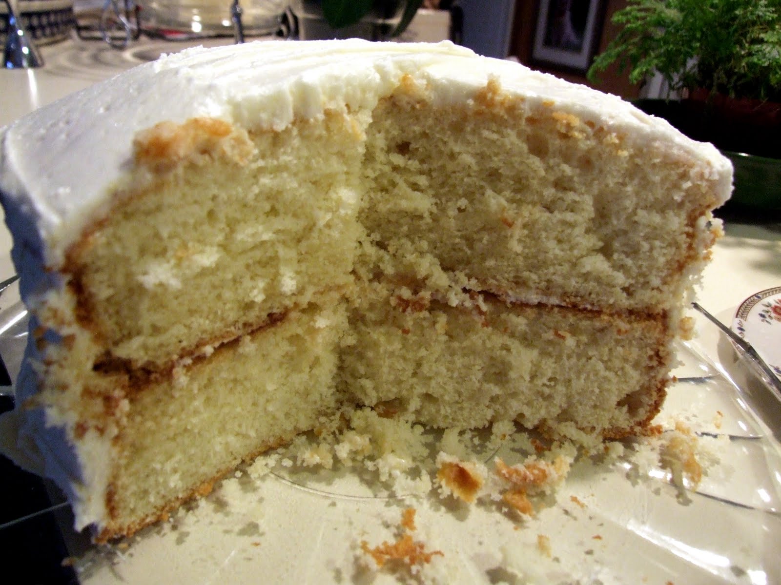 Power of the Flower: Sour Cream White Cake and Recipe