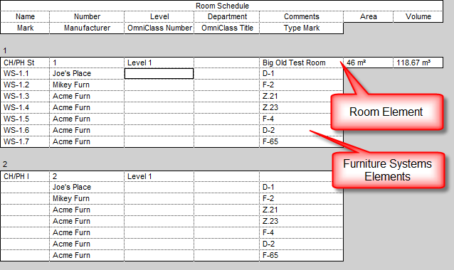 (bim) Development: Embedded Schedules in Revit 2011