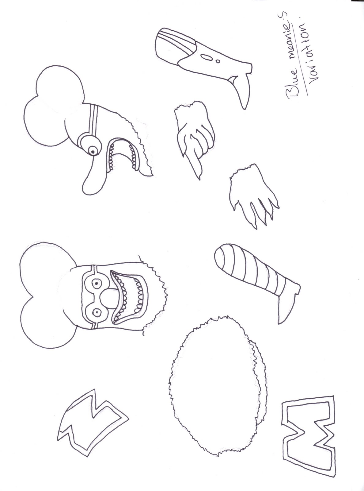 Beatles Website: Blue meanie's