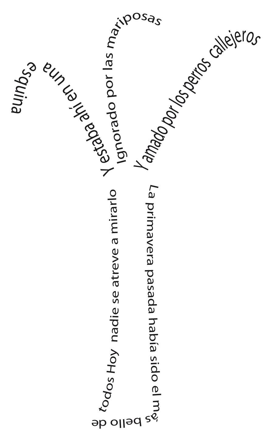Ejemplos de caligramas sencillos - Imagui