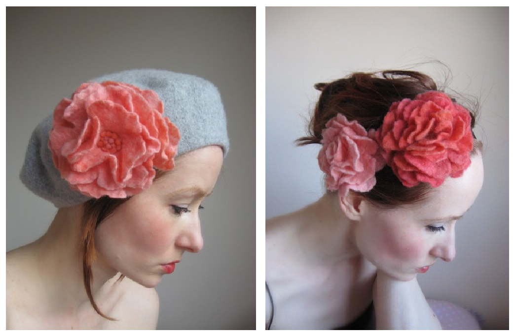 Luckyou Handmade: best felt hair accessories ever!