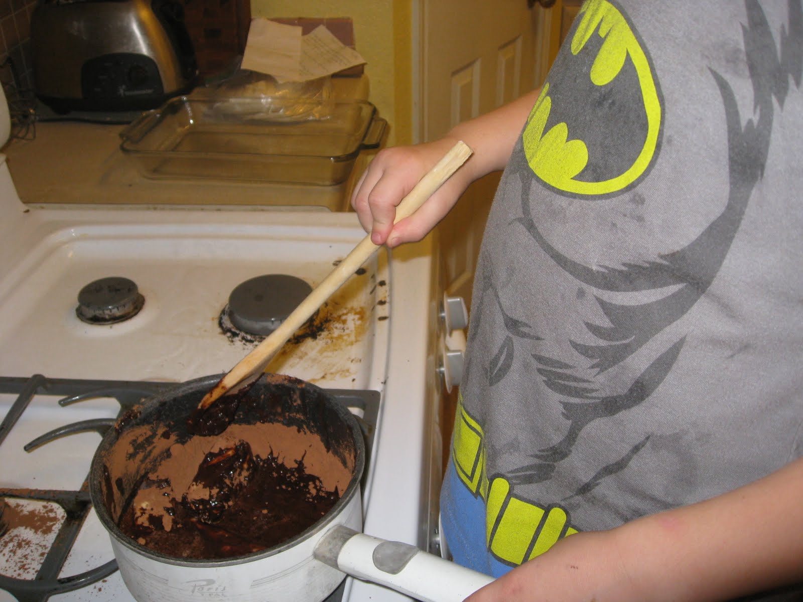 Kingsley Corner: Batman in the kitchen