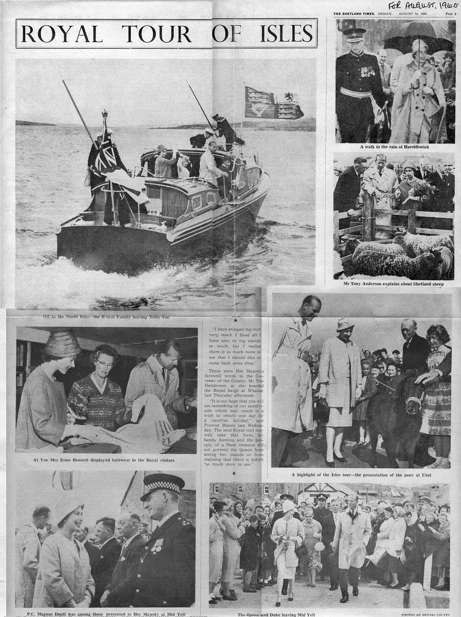 A History of RAF Saxa Vord: Queen Visits RAF Saxa Vord & Unst - 1960 ...