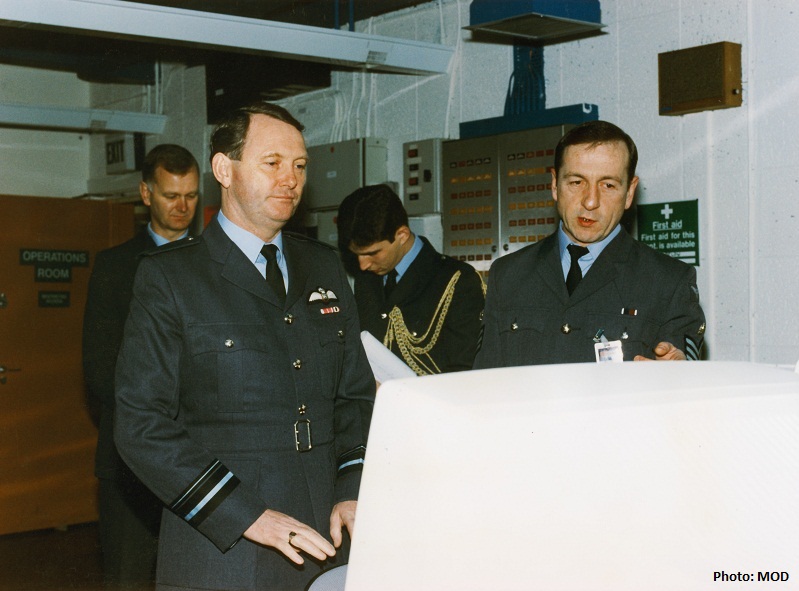A History of RAF Saxa Vord: AOCs Inspection 1996 – AVM CR Spink