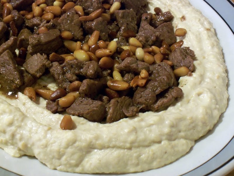 Syrian Foodie in London: One Hundred and One Mezze: 18. Hummus with Meat