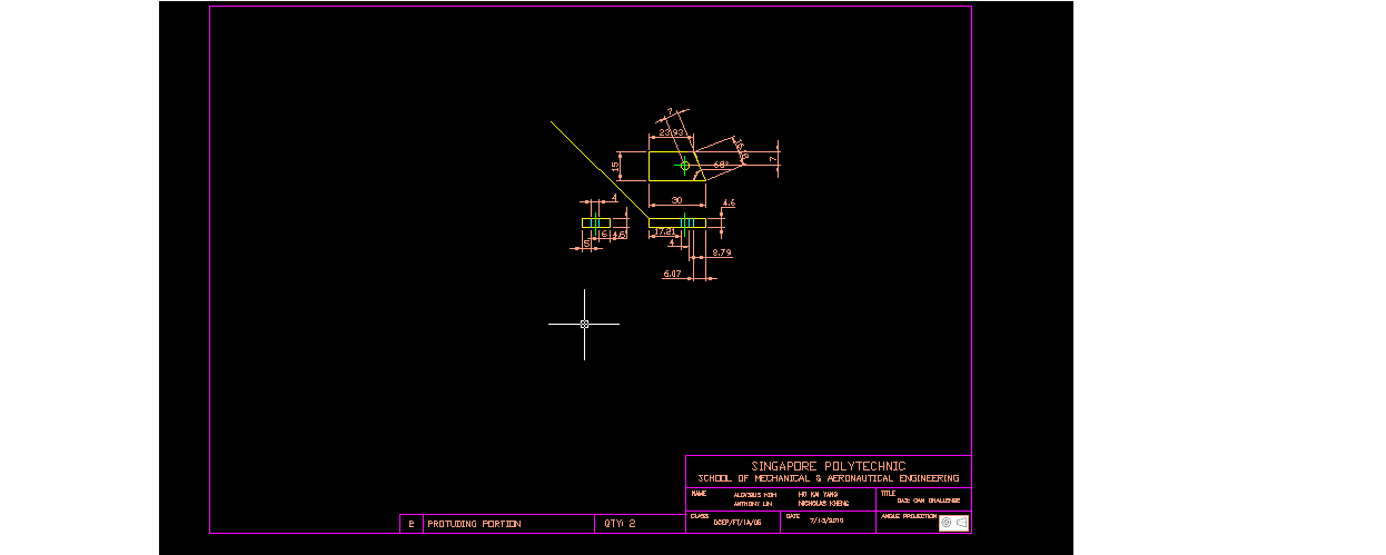 Can Challenge: AUTOCAD 2D DRAWING (MODIFIED)