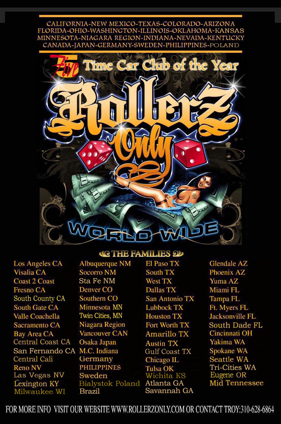 Le'Nalors News and Events: * The ROLLERZ ONLY CAR CLUB