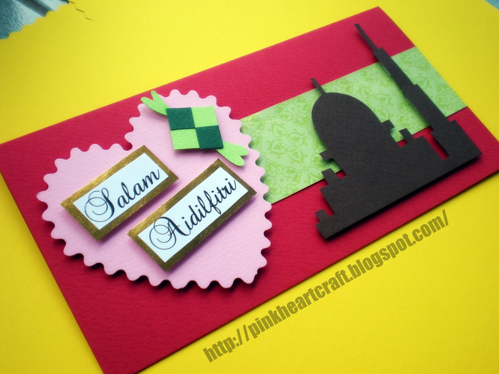 Pink Heart Craft: Koleksi kad raya lagi