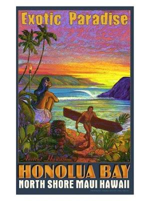 Pyroclastic Flow: Vintage Surf Posters