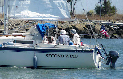 2009-- SAILING ON S.F. BAY: TUESDAY, 14 JULY 09 -- 2 BRIDGE KISS IN ...