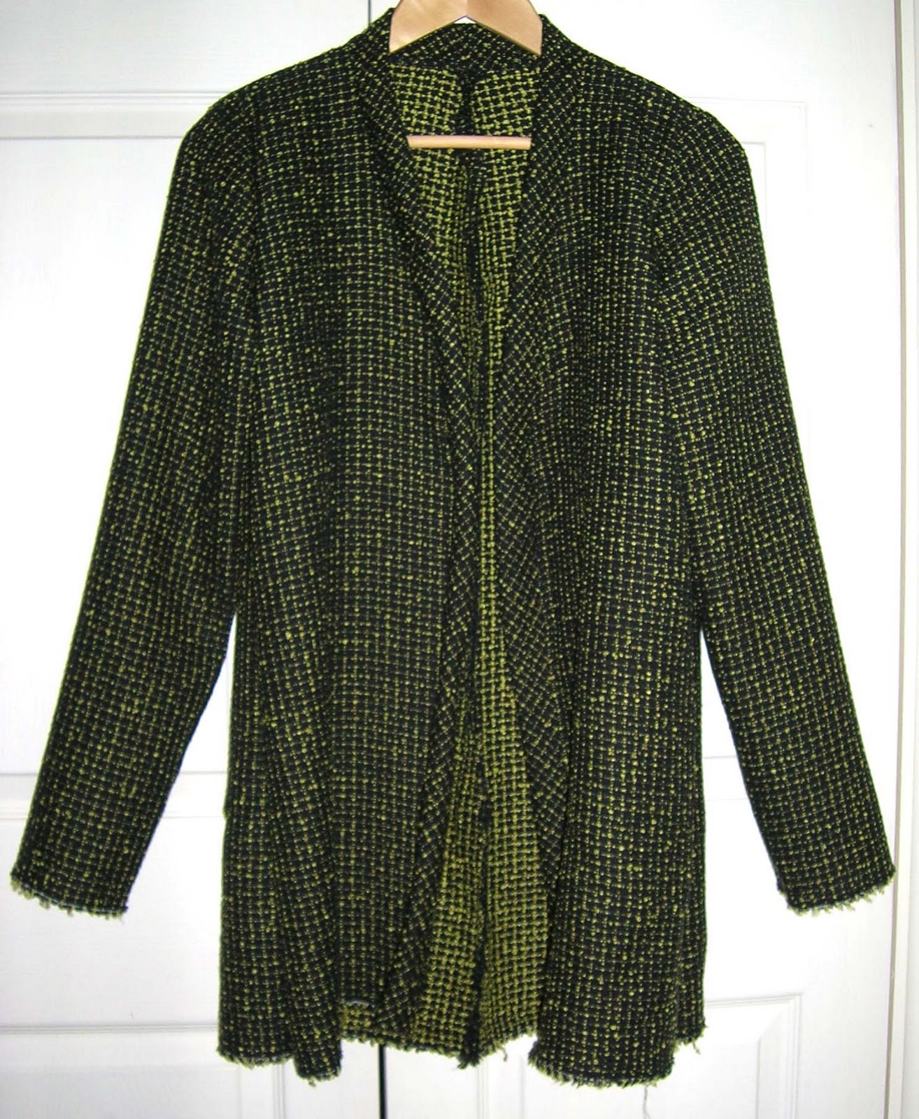 Sew Ruthie Style: New Look 6735 One Pattern Contest: Tweed Cardigan